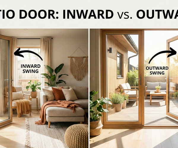 Should Patio Doors Swing In or Out? What Homeowners Need to Know
