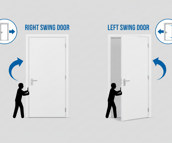 Right vs. Left Swing Door: What's the Difference and How to Tell