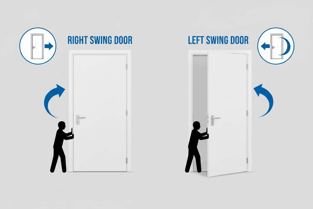 Right vs. Left Swing Door: What's the Difference and How to Tell
