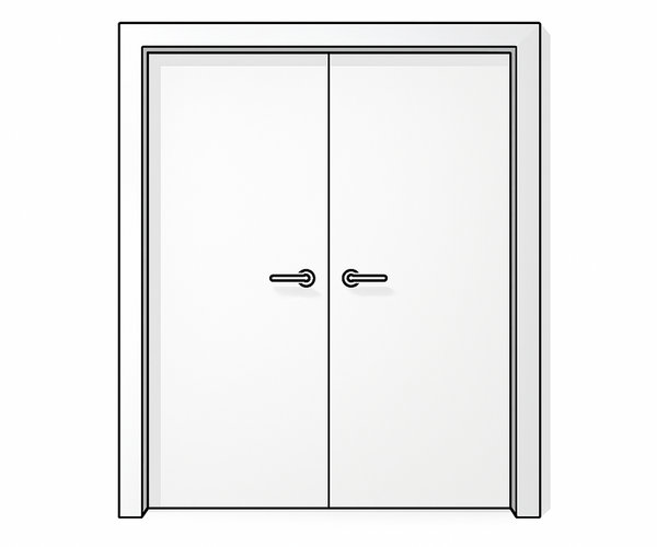Interior Double Swing Doors | High-End US Custom Designs