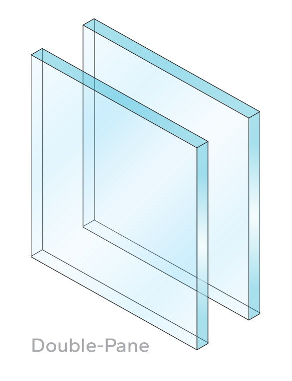 ProVia Endure 2-Lite Patio Door 96x80 Black/White Double Pane Low-E W ...